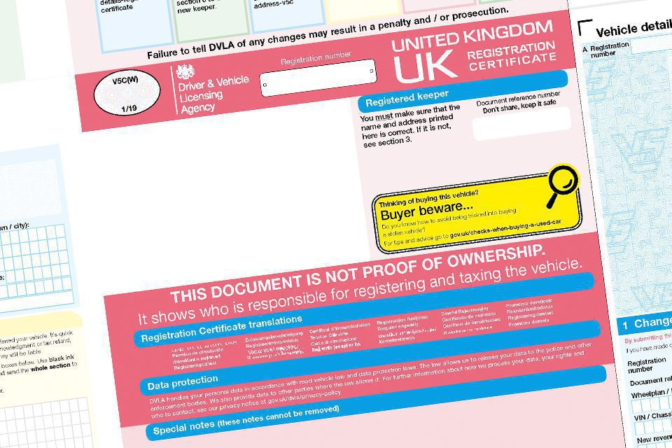 What Is A Vehicle Log Book (V5C)? - Rated Driving